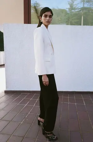 Mango Knit Balloon Pants