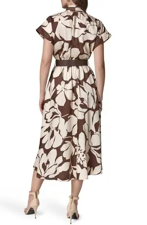 Donna Karan New York Belted Midi Dress