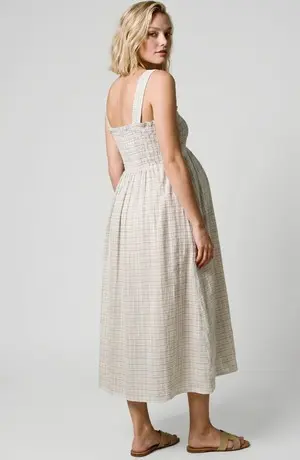 CACHE COEUR Maternity And Nursing Midi Smock Dress Alice