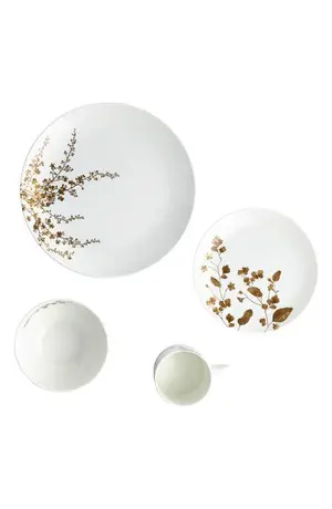 Vera Wang Jardin 4-piece Bone China Dinnerware Set