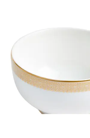 Vera Wang Lace Bone China Rice Bowl - Gold