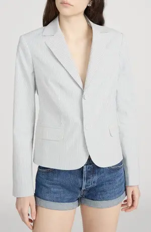 FRAME The Stripe Classic Blazer