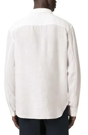 ALLSAINTS Loom Linen Button-up Shirt