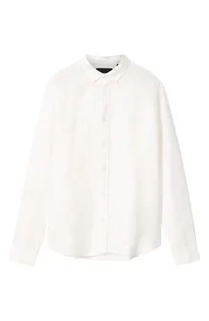 ALLSAINTS Loom Linen Button-up Shirt