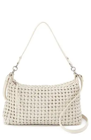 Hobo Woven Leather Shoulder Bag