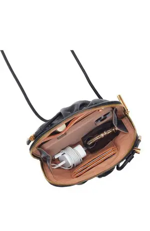 Hobo Isabelle Leather Crossbody Bag - Black