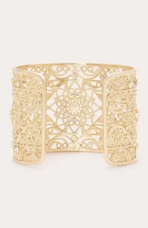 Ramy Brook Laya Medallion Cuff Bracelet
