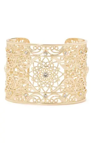 Ramy Brook Laya Medallion Cuff Bracelet