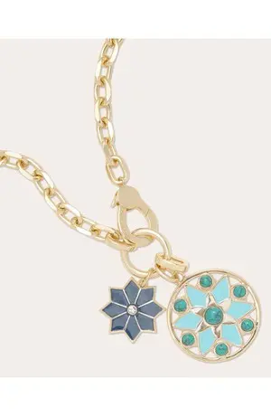 Ramy Brook Enamel Charms Pendant Necklace
