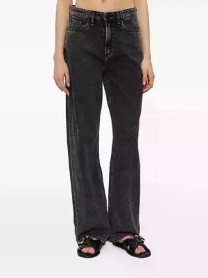 Rag & Bone Faded Effect Wide-leg Jeans