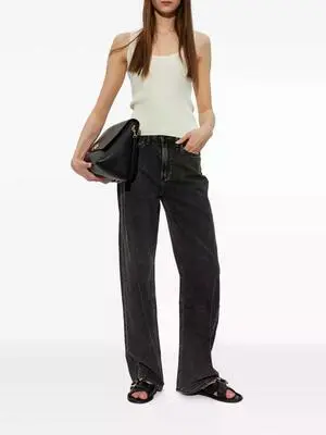 Rag & Bone Faded Effect Wide-leg Jeans