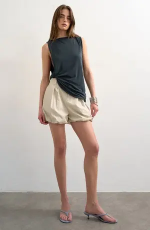Topshop Bubble Hem Shorts