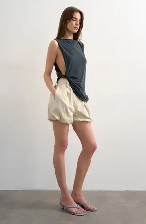 Topshop Bubble Hem Shorts