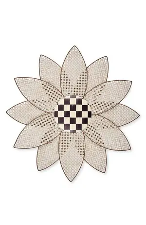 MACKENZIE-CHILDS Cane Large Wallflower - Beige