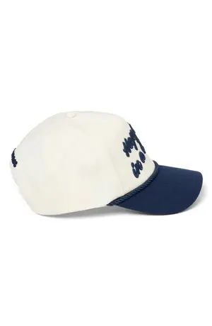 L*Space Cotton Baseball Cap With Embroidered Lettering