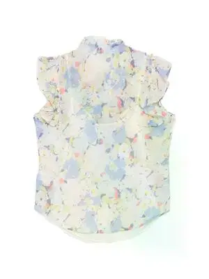 Ralph Lauren Floral Print Ruffled Blouse
