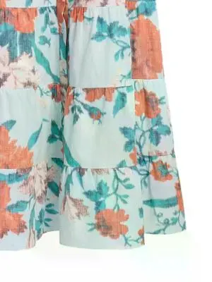 Erdem Floral-print Tiered Dress