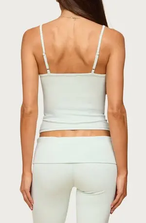 EDIKTED Blonka Crop Camisole - Mint