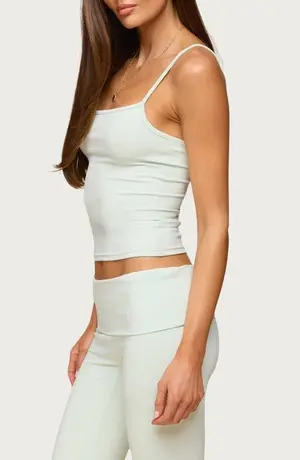EDIKTED Blonka Crop Camisole - Mint