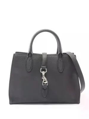 Gucci Grained Leather Tote Bag - Black