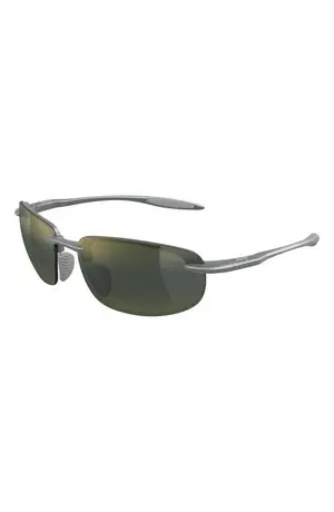 Maui Jim Hookipa Rimless Oval Sunglasses