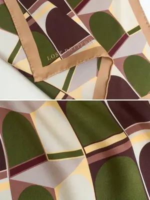 LOST PATTERN Modular Silk Pocket Square