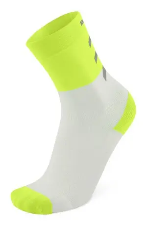 2xu Vectr Reflective Crew Socks - White/volt