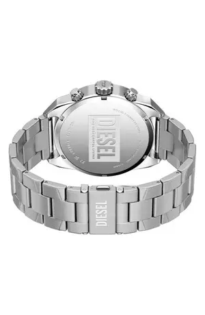 DIESEL® Stainless Steel Chronograph Bracelet Watch - Silver