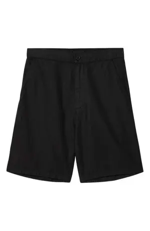 ALLSAINTS Corbett Cotton Linen Blend Shorts