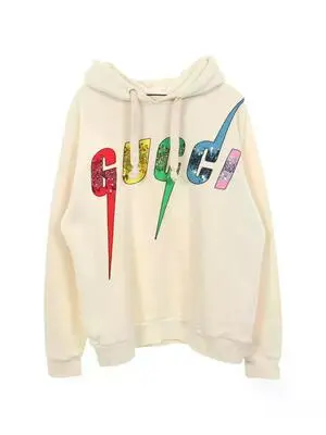 Gucci Sequin Embellished Hoodie - Neutrals
