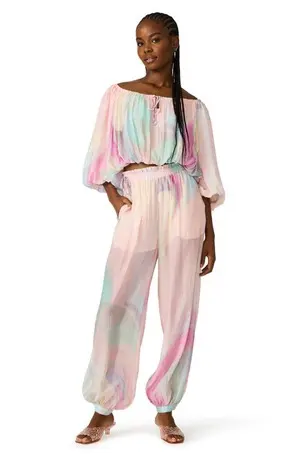 Steve Madden Auda Off-the-shoulder Bubble Top
