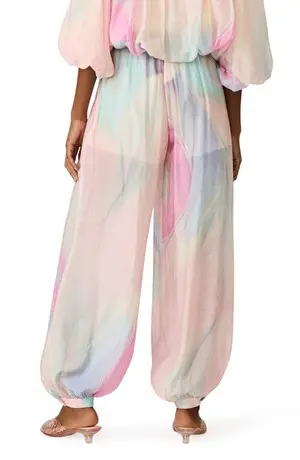 Steve Madden Auda Colorblock Parachute Pants