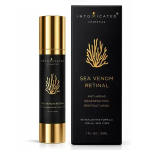 INTOXICATED COSMETICS Sea Venom Retinal | 1fl.oz/30ml | Anti-aging Time Released Retinaldehyde | Regenerating Sensamone P5 | Restructuring
