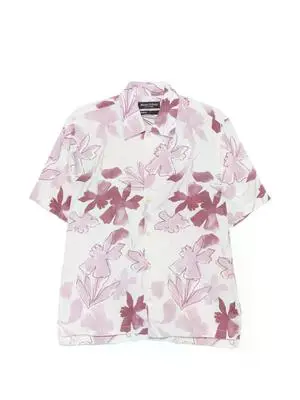 Marc O'polo Floral-print Short-sleeve Shirt - Red