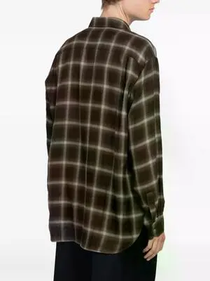 SSSTEIN Check Oversized Shirt