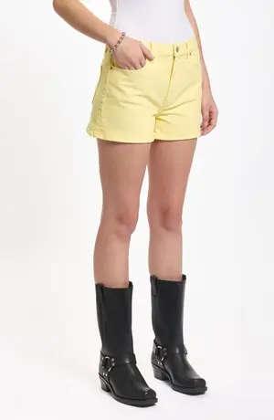 DAZE Troublemaker High-rise Denim Shorts