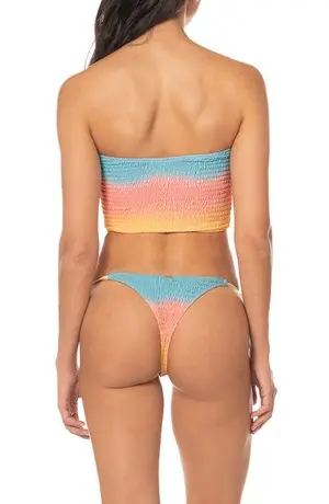 MAAJI Smocked Strapless Bikini Top