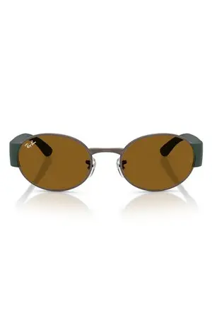 Ray-ban Oval Sunglasses - Copper/brown