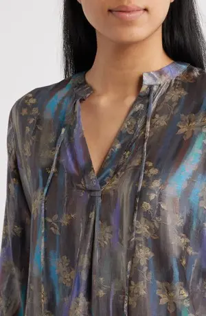 APNY V-neck Tassel Blouse
