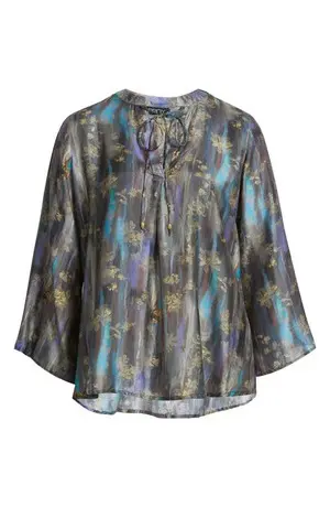 APNY V-neck Tassel Blouse