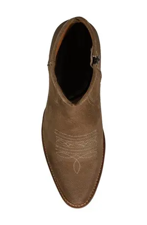 THE FRYE COMPANY Austin Western Leather Zip-up Boots