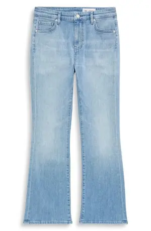 Ag Farrah Mid Rise Crop Bootcut Jeans - Flight