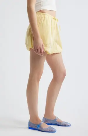 DAMSON MADDER Maura Lace Trim Shorts