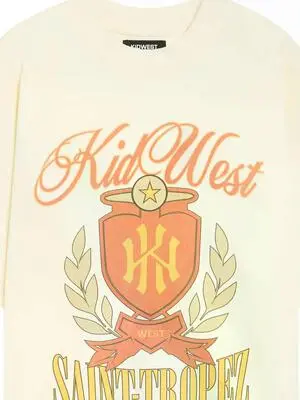 KIDWEST Saint Tropez Graphic T-shirt - Neutrals