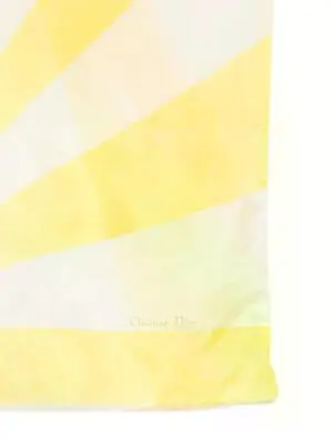 Dior 1970s Sunburst-print Scarf