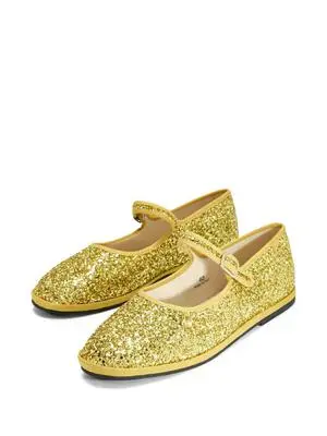 CAPULETTE Capucette Bambina Glitter-effect Mary Jane Shoes