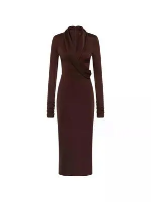 Rebecca Vallance Hazine Midi Dress - Brown