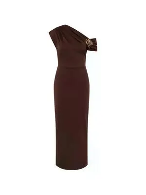 Rebecca Vallance Hazine Embellished Midi Dress - Brown