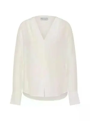 Rebecca Vallance Lavon V-neck Blouse - Neutrals