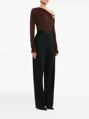 Rebecca Vallance Hazine Embellished One-shoulder Top